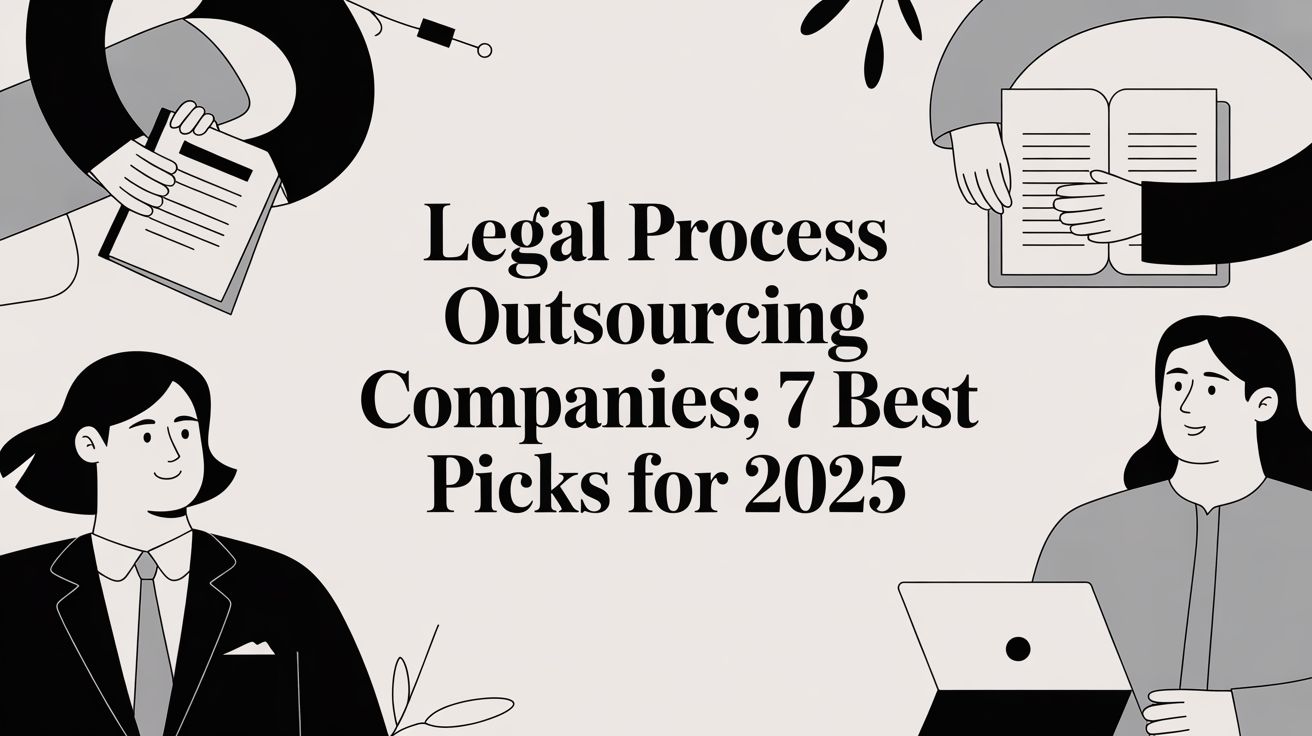 Legal Process Outsourcing Companies: 7 Best Picks for 2025