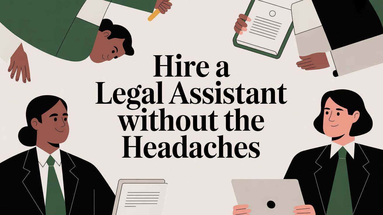 Hire a Legal Assistant Without the Headaches