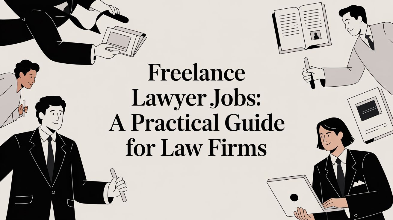 Freelance Lawyer Jobs: A Founder's Guide to Hiring Smarter