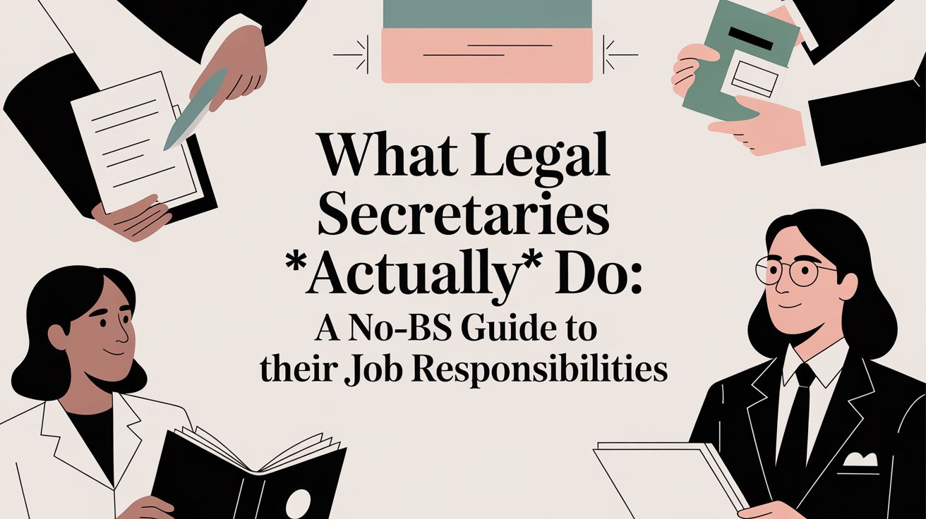What Legal Secretaries *Actually* Do: A No-BS Guide to Their Job ...