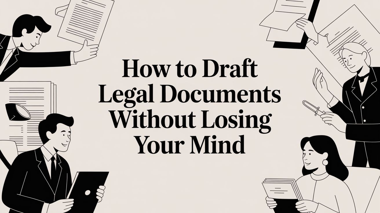 How to Draft Legal Documents Without Losing Your Mind
