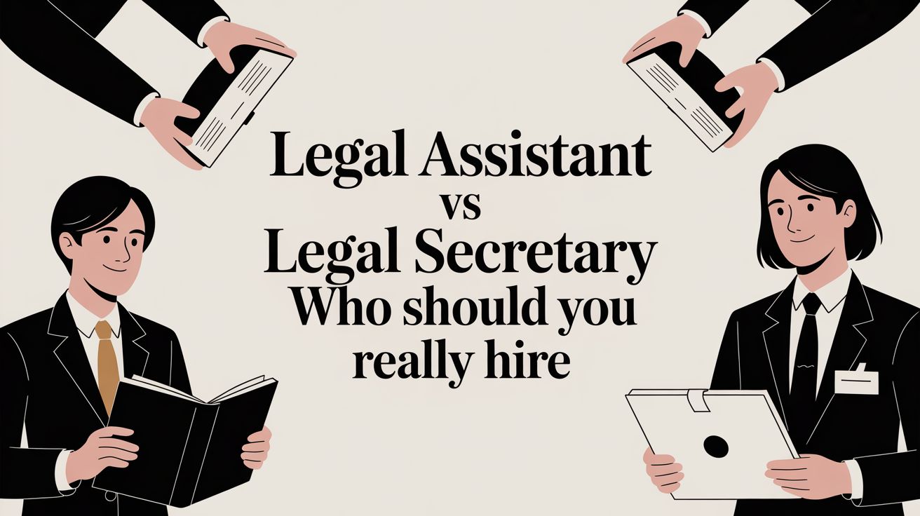Legal Assistant vs Legal Secretary: The Hire That Makes or Breaks Your Firm